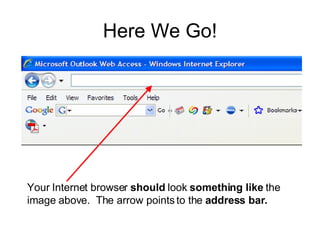 Introduction To Microsoft Outlook Web Access (Owa | PPT
