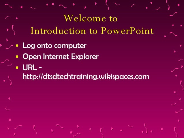 Introduction To Microsoft Power Point Show | PPS | Computer Software ...