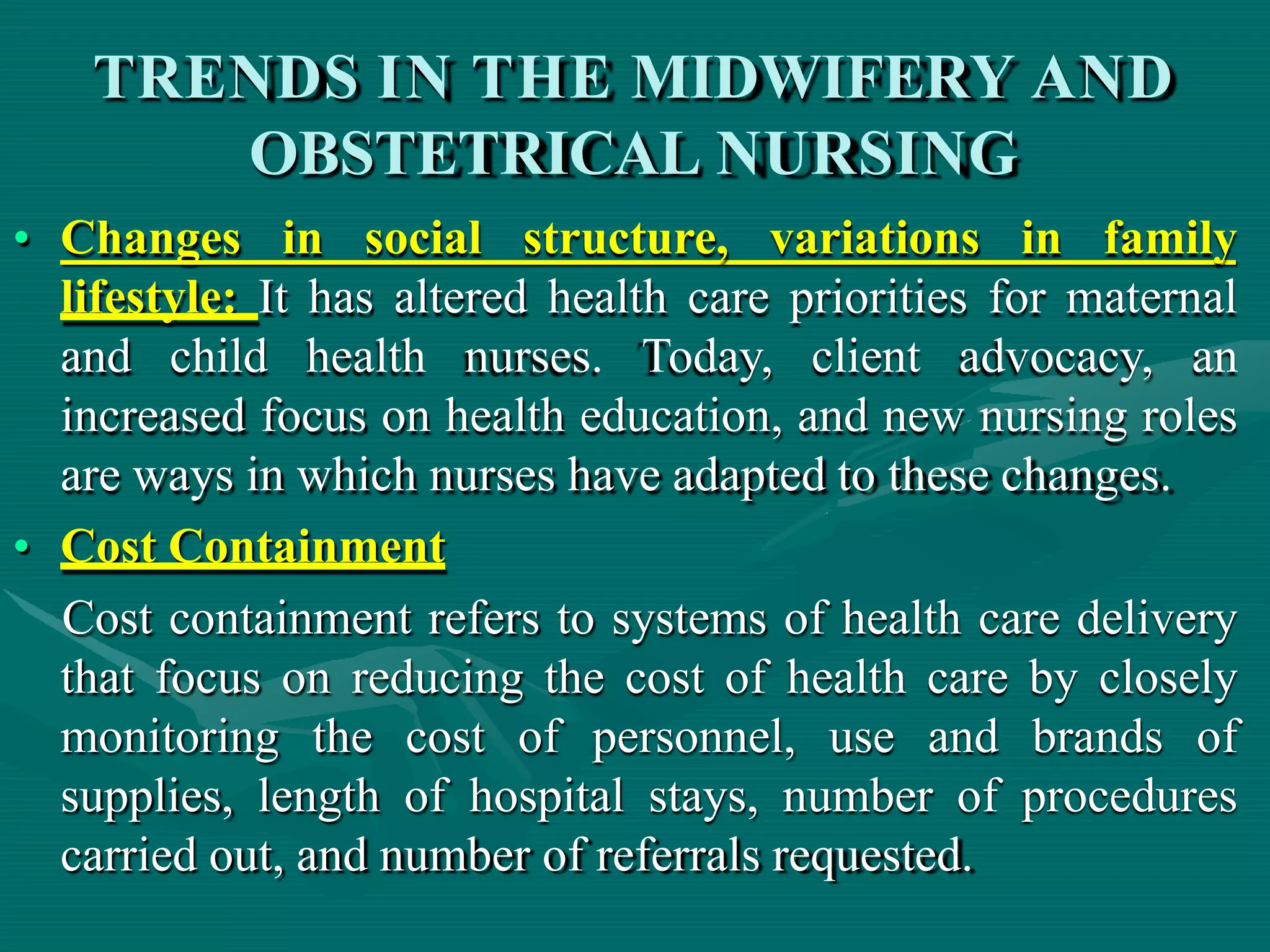 Introduction to-midwifery-obstetrical-nursing | PPTX