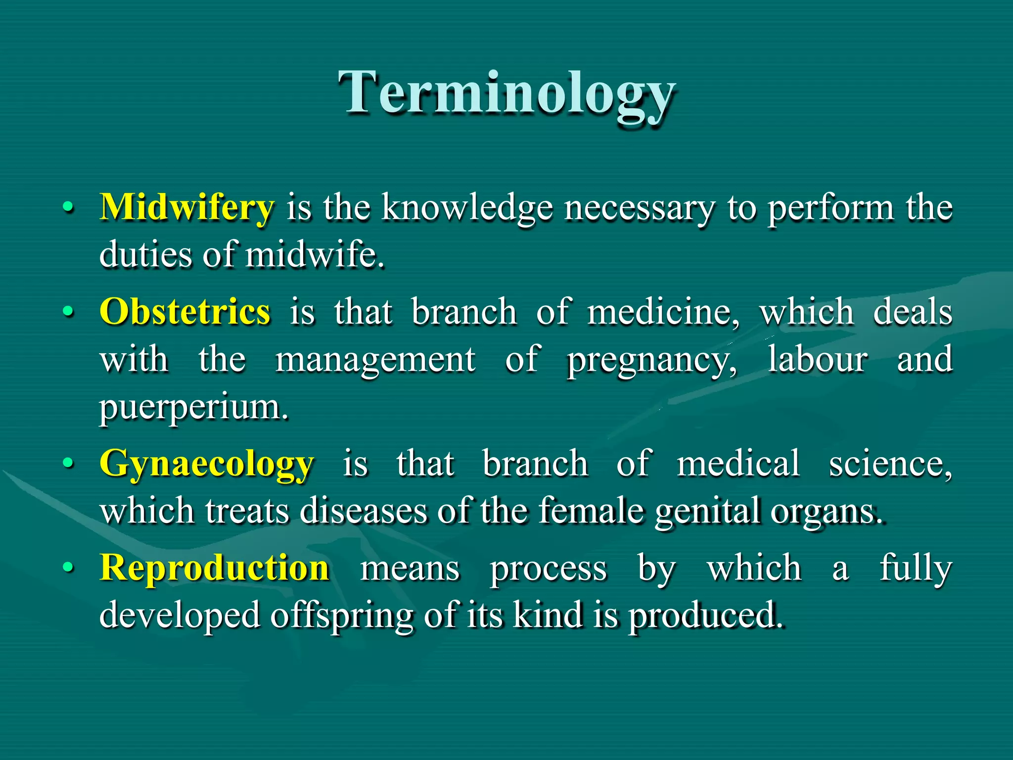 Introduction to-midwifery-obstetrical-nursing | PPTX