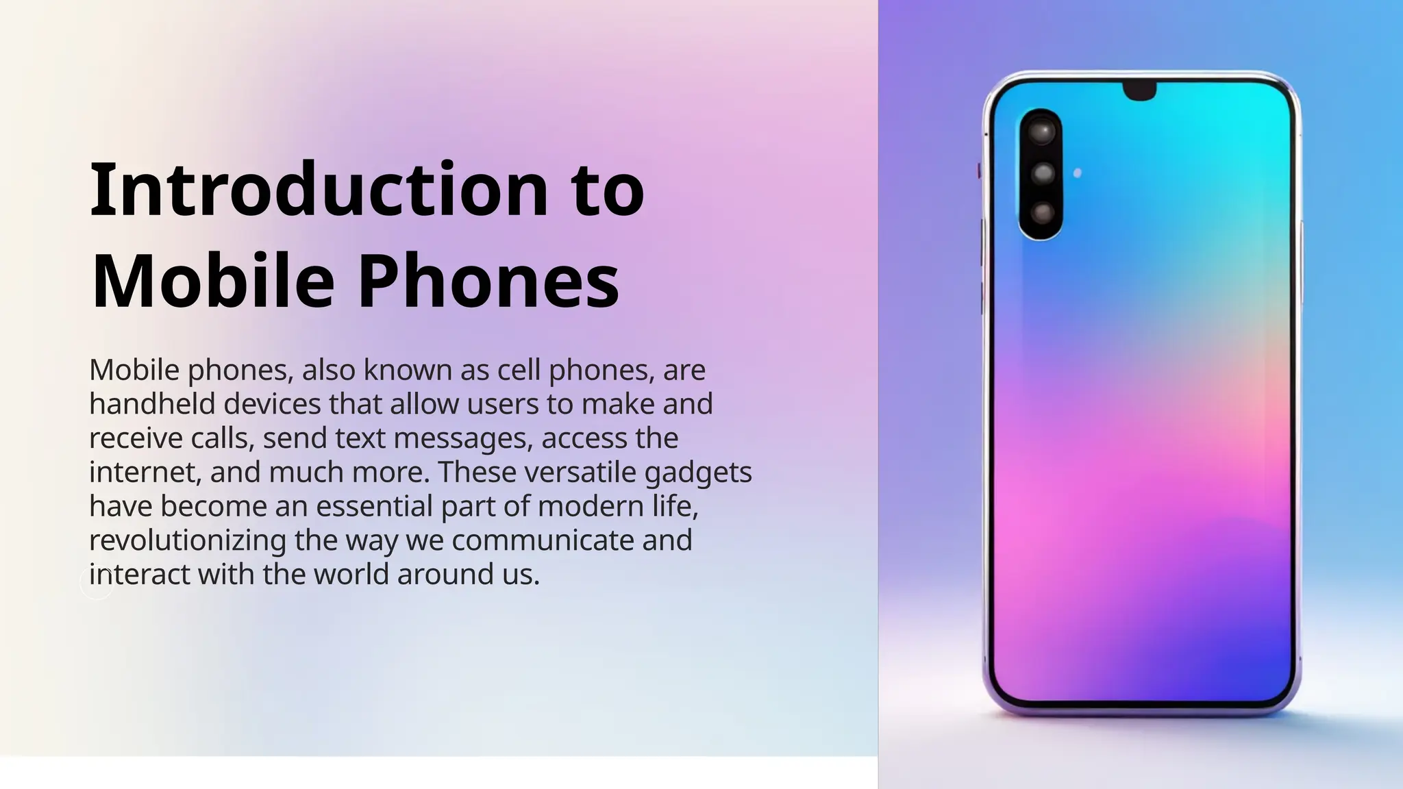 Introduction-to-Mobile-of-Phones........ | PPTX