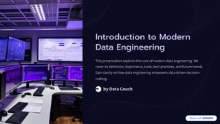 What Is Data Engineering? A Beginner’s Guide (2025 Update) | PDF