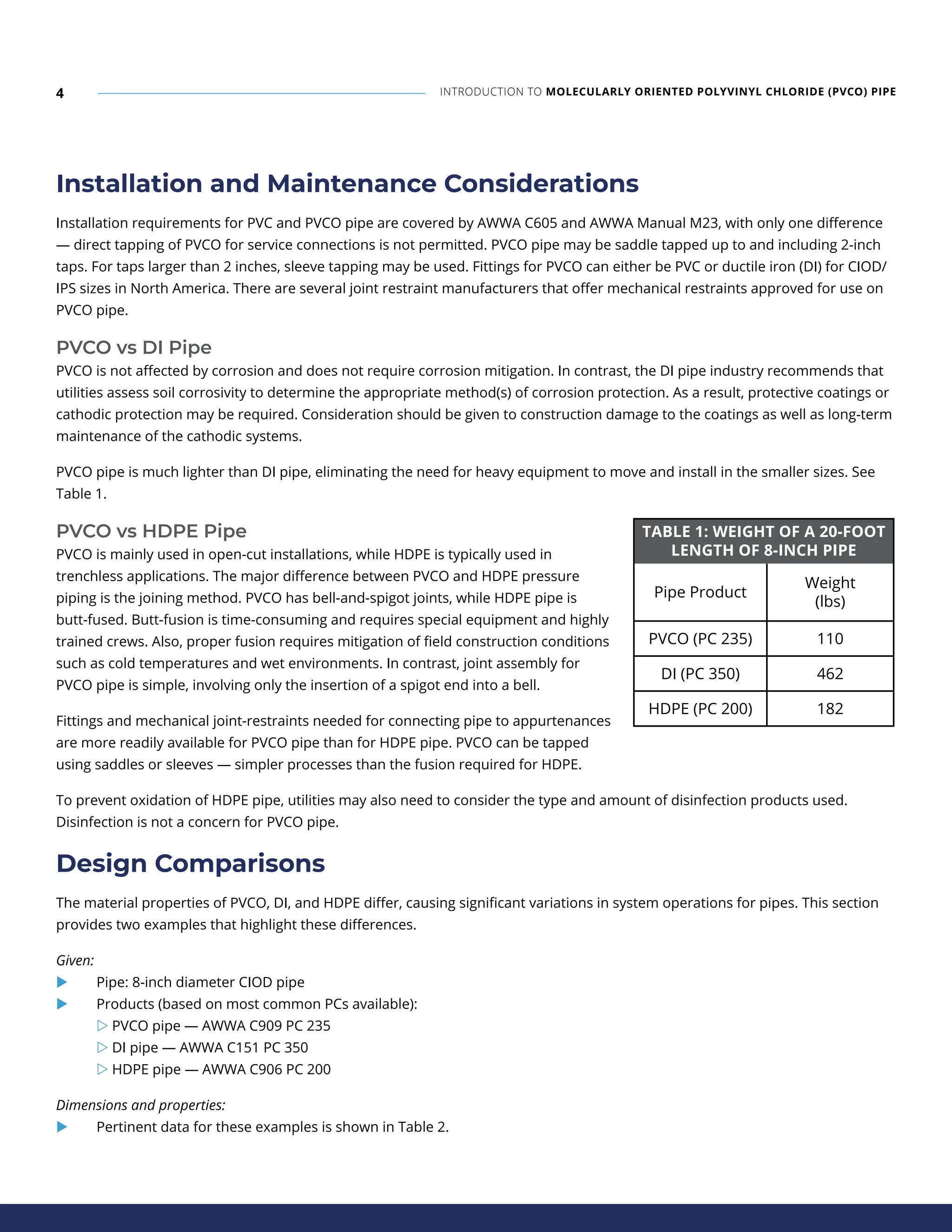 introduction to molecular oriented polyvinyl chloride pvco pipe | PDF