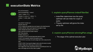 Introduction to Mongodb execution plan and optimizer | PPT