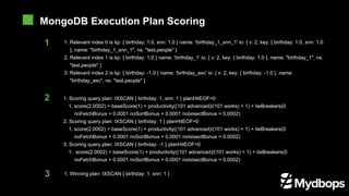Introduction to Mongodb execution plan and optimizer | PPT