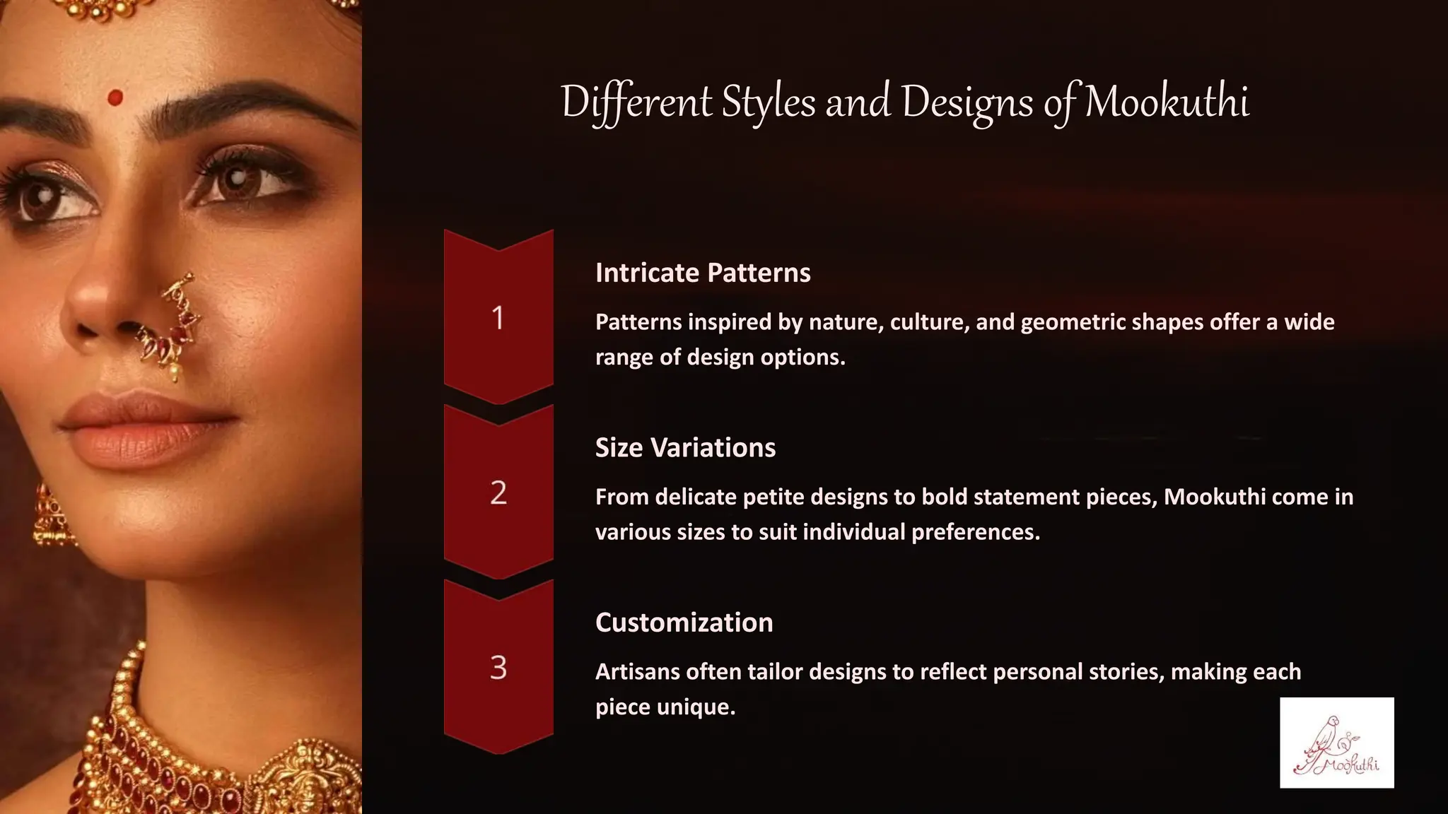 Mookuthi is an artisanal nose ornament brand based in Madras. | PPTX