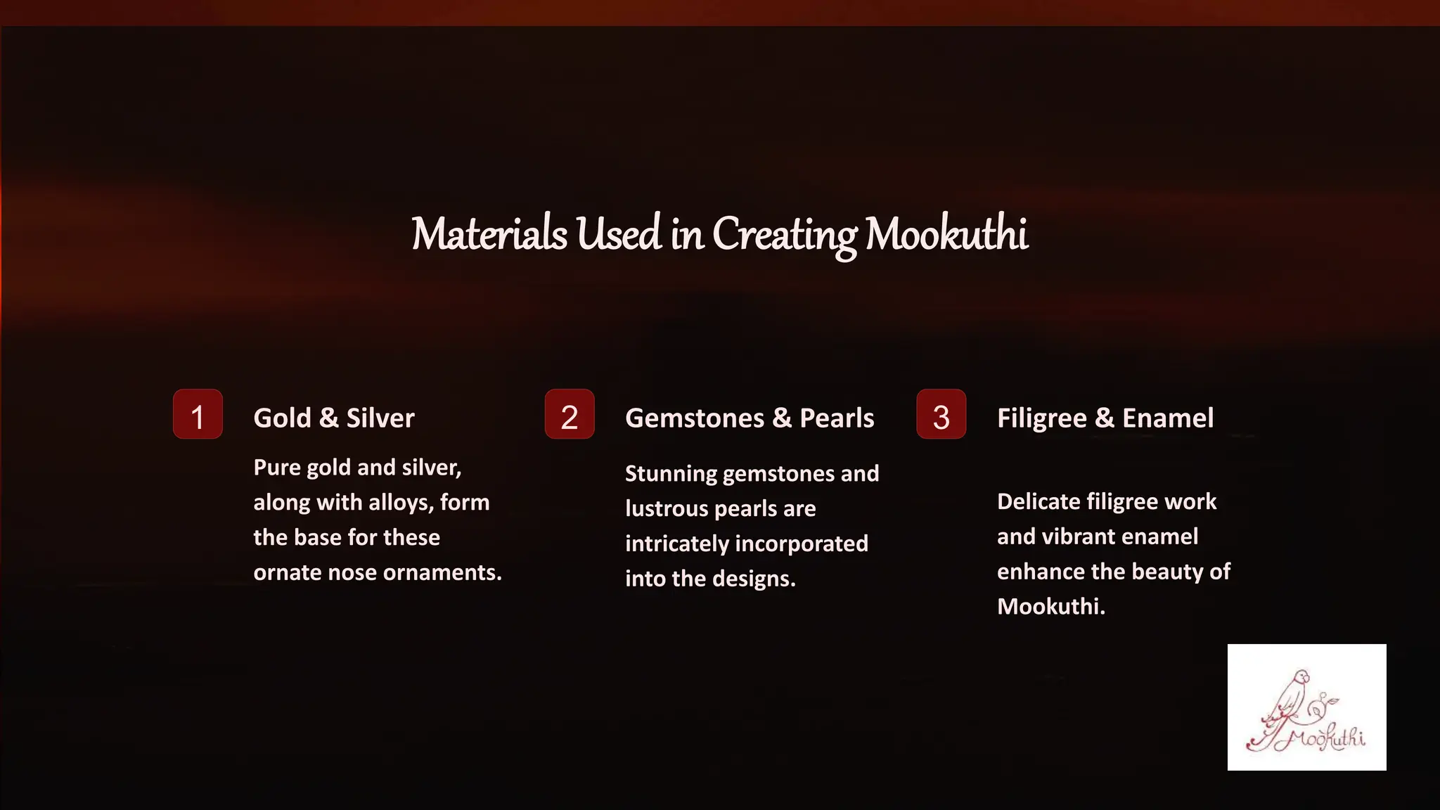 Mookuthi is an artisanal nose ornament brand based in Madras. | PPTX