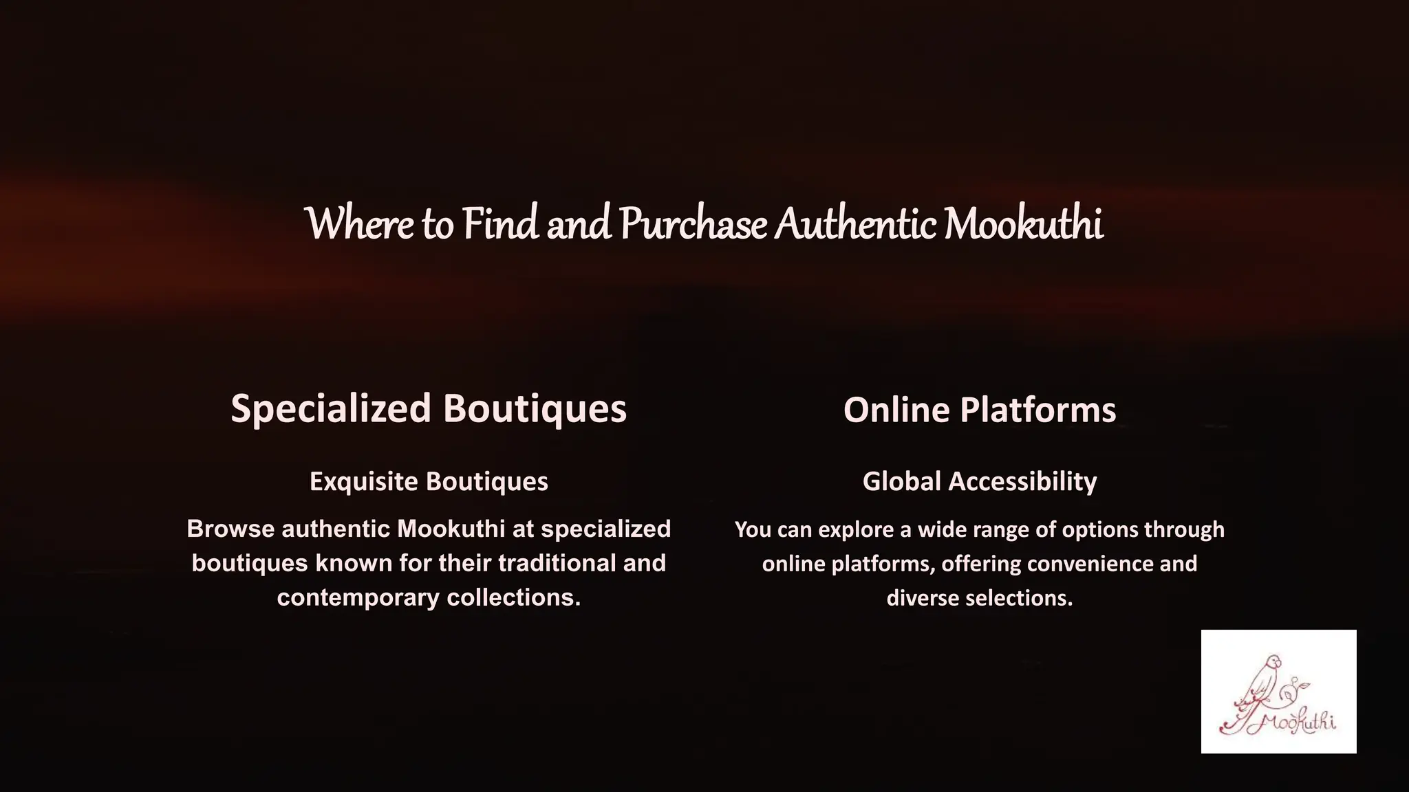 Mookuthi is an artisanal nose ornament brand based in Madras. | PPTX