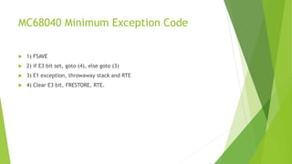 Introduction To Motorola Mc68040 | PPTX