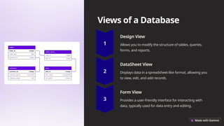 Introduction-to-MS-Access and tabs used in it | PPT