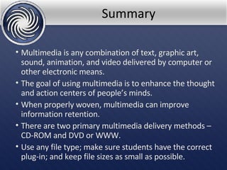 Multimedia: Making it Happen - Introduction | PPT
