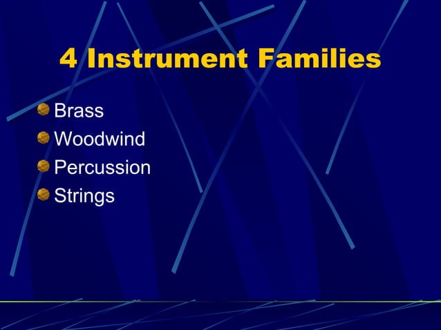 Introduction to Musical Instruments | PPT | Music | Entertainment
