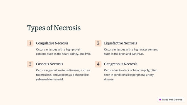 Introduction to Necrosis ,Cell death: necrosis, injury, infection. | PPT