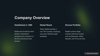 Case study and Introduction-to-Nestle.pptx | Business | Business and ...