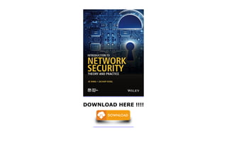 Introduction to Network Security: Theory and Practice | PDF