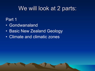Introduction To New Zealand Natural History | PPT