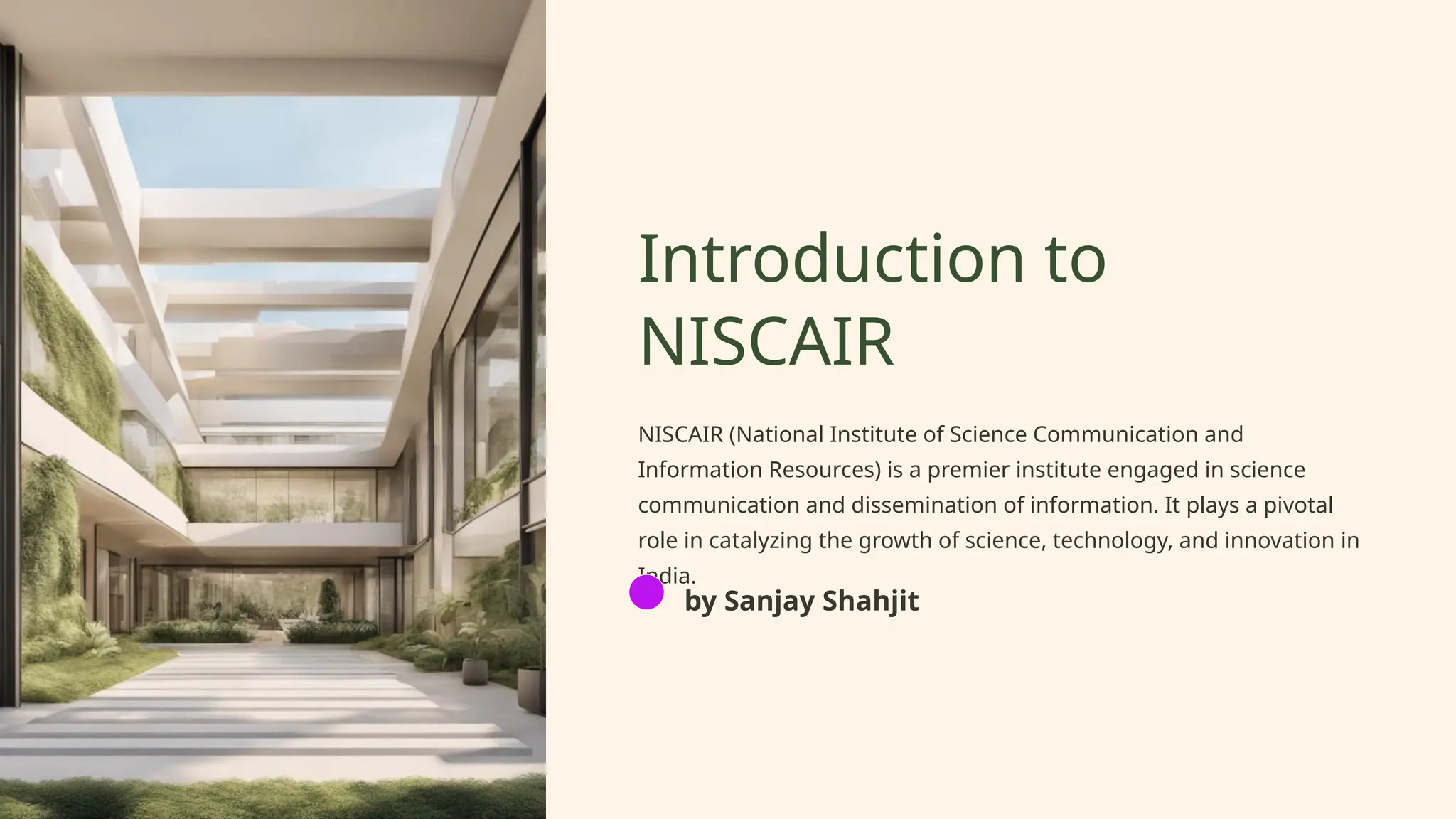 Introduction-to-NISCAIR LIBRARY SCE.pptx