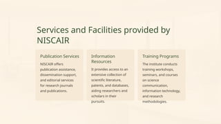 Introduction-to-NISCAIR LIBRARY SCE.pptx