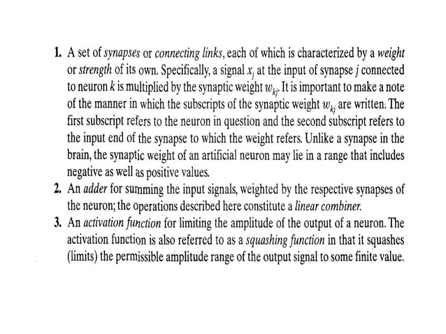 A neural network is a system of intercon | PPT