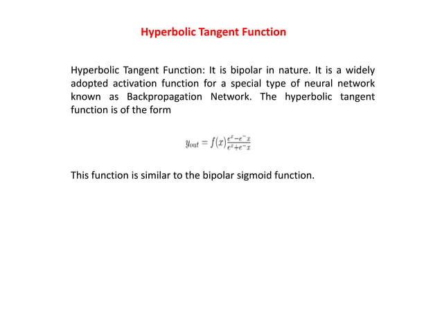 A neural network is a system of intercon | PPT