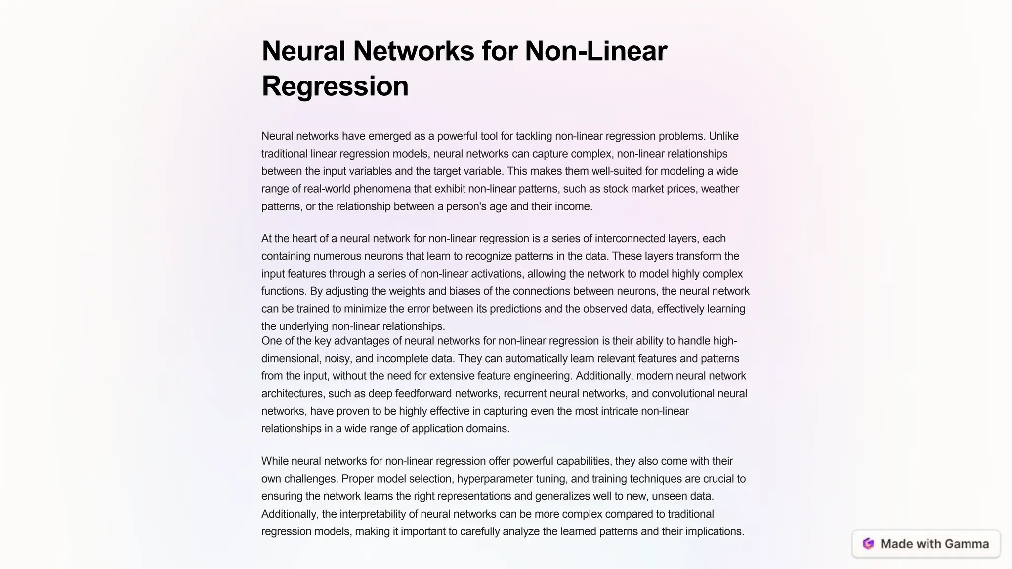 Introduction-to-Non-Linear-Regression.pptx | Web Development | Internet