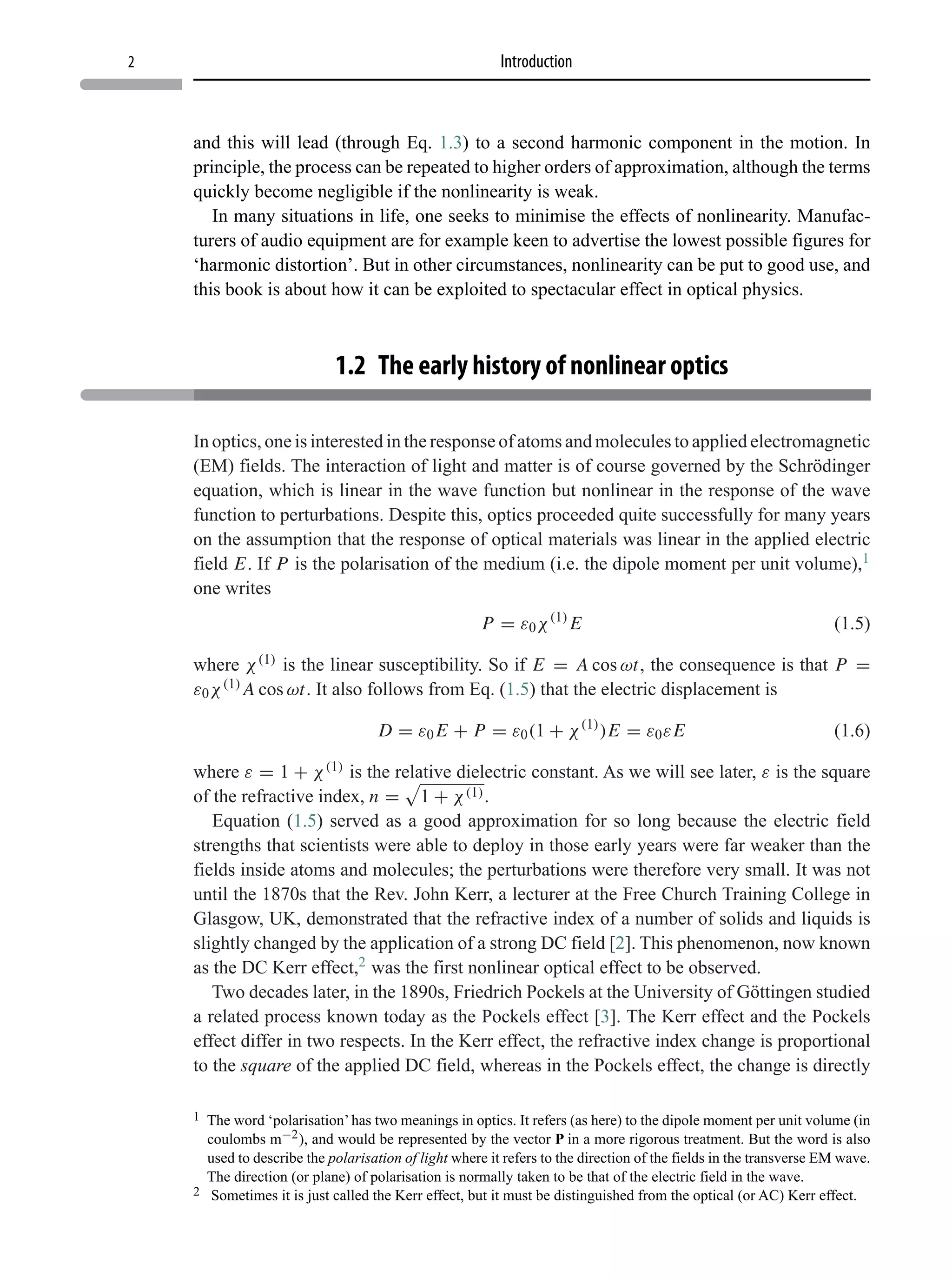 Introduction to-nonlinear-optics | PDF