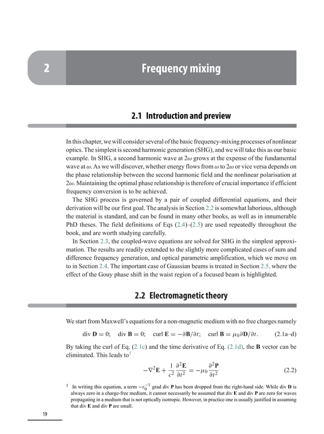 Introduction to-nonlinear-optics | PDF