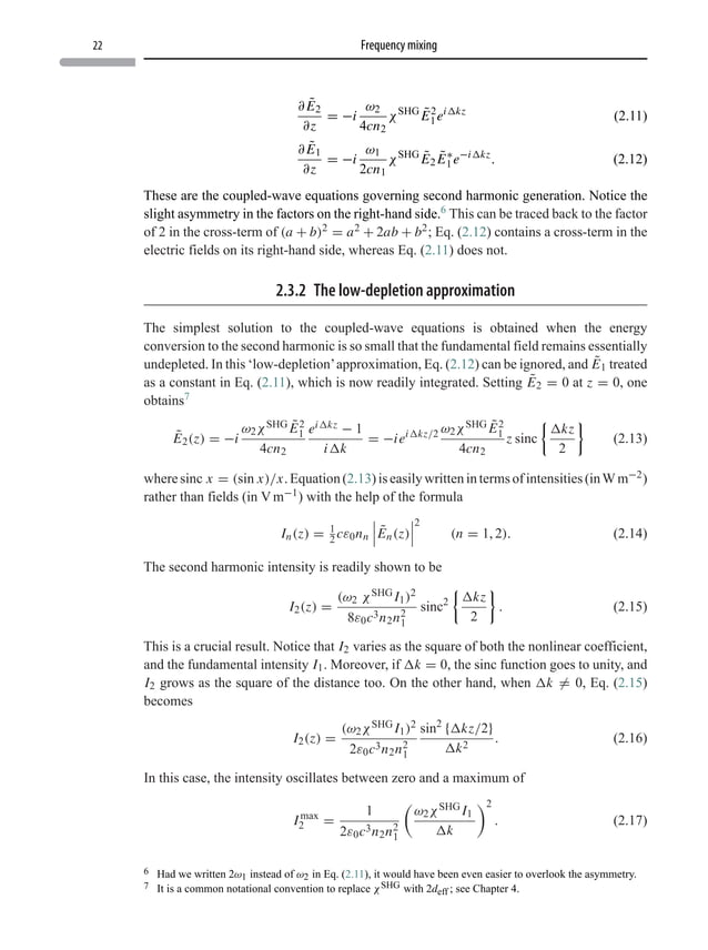 Introduction to-nonlinear-optics | PDF