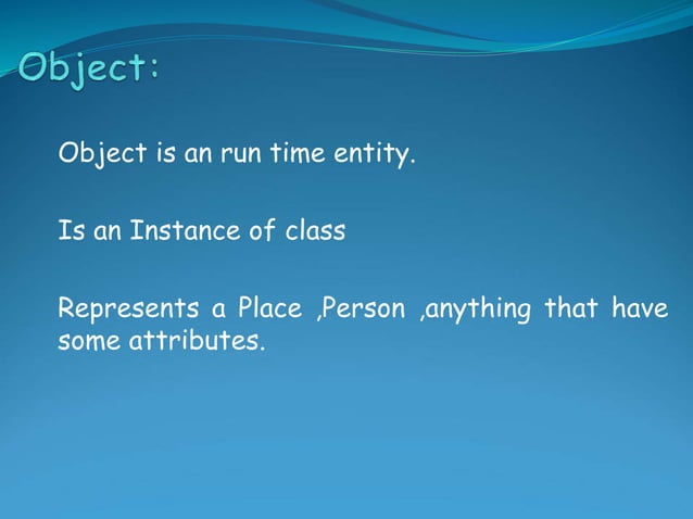 introduction-to-object-oriented-programming.ppt | Free Download