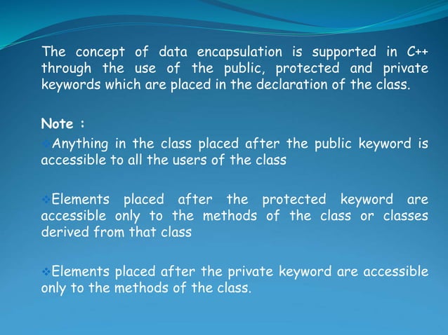 Introduction To Object Oriented Programmingppt 6254