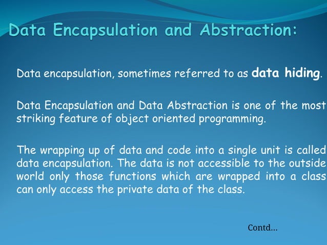 Introduction To Object Oriented Programmingppt 5901