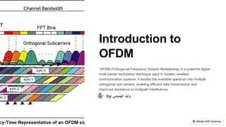 Orthogonal Frequency Division Multiplexing | PPTX | Digital Audio | Computer Software and ...