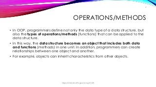 Object-Oriented Programming (OOP) | PDF