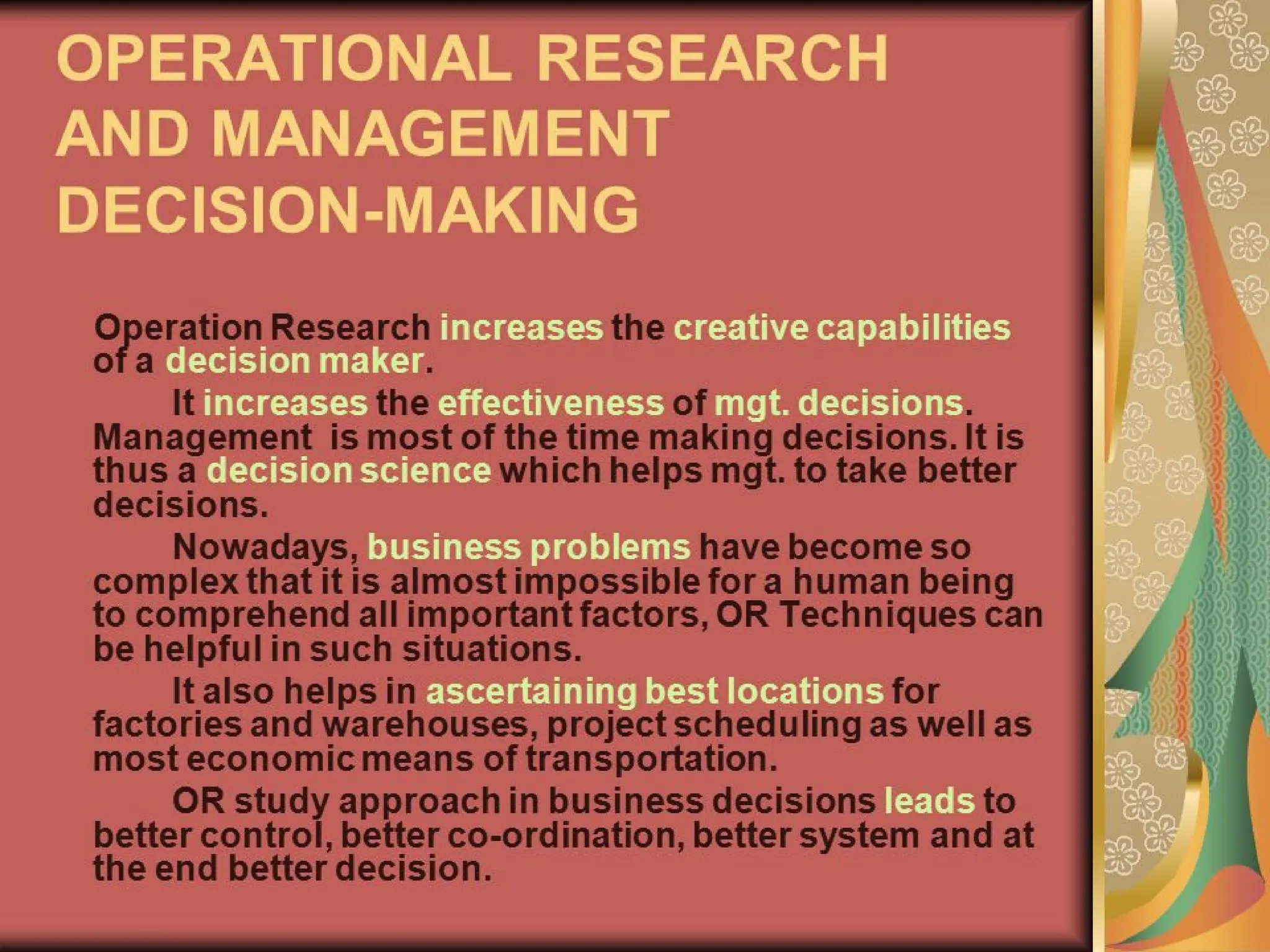 Introduction to Operations Research - History, Tools, Limitations | PDF