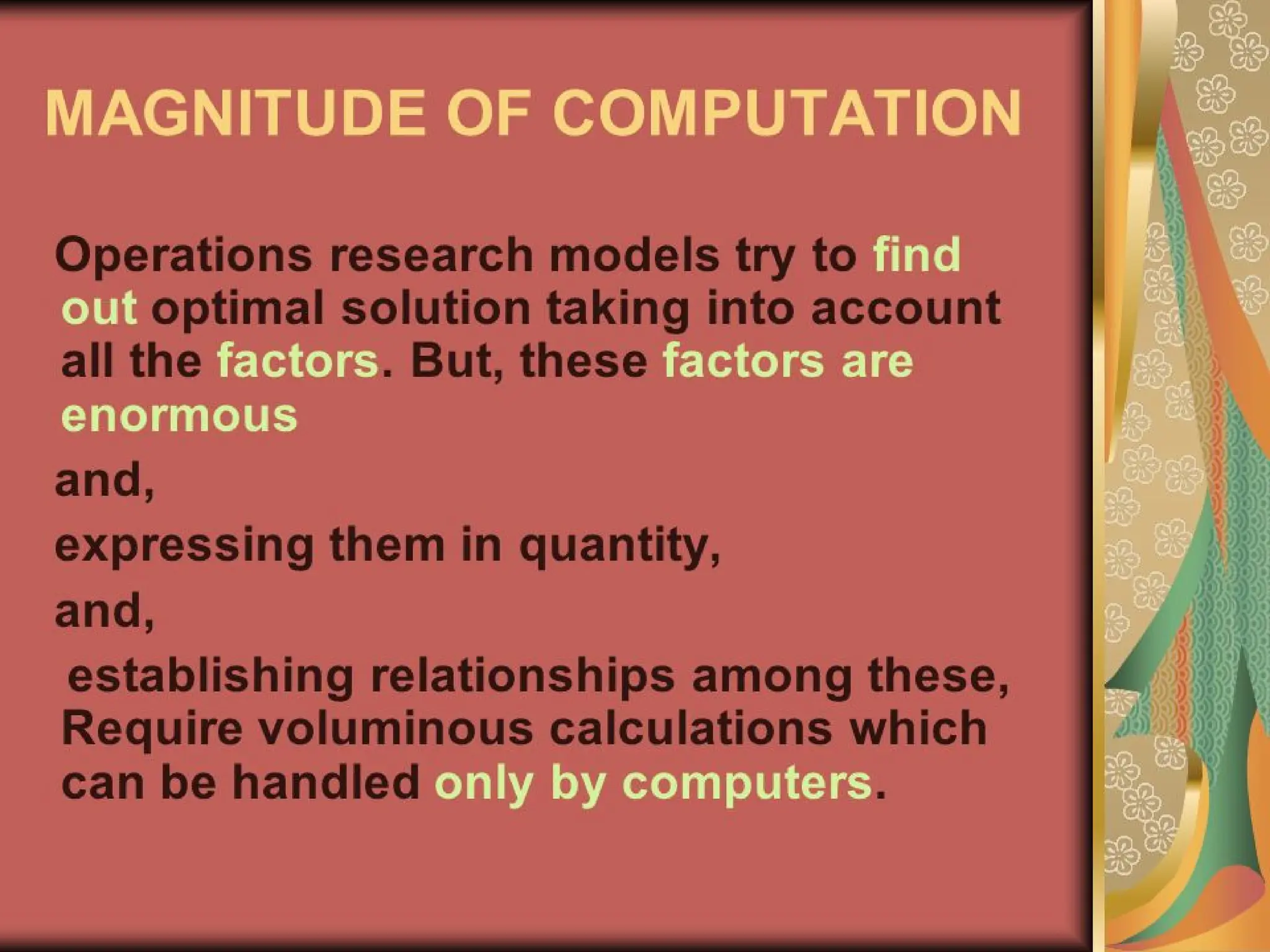 Introduction to Operations Research - History, Tools, Limitations | PDF