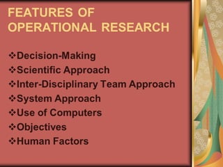 Introduction to Operations Research - History, Tools, Limitations | PPT