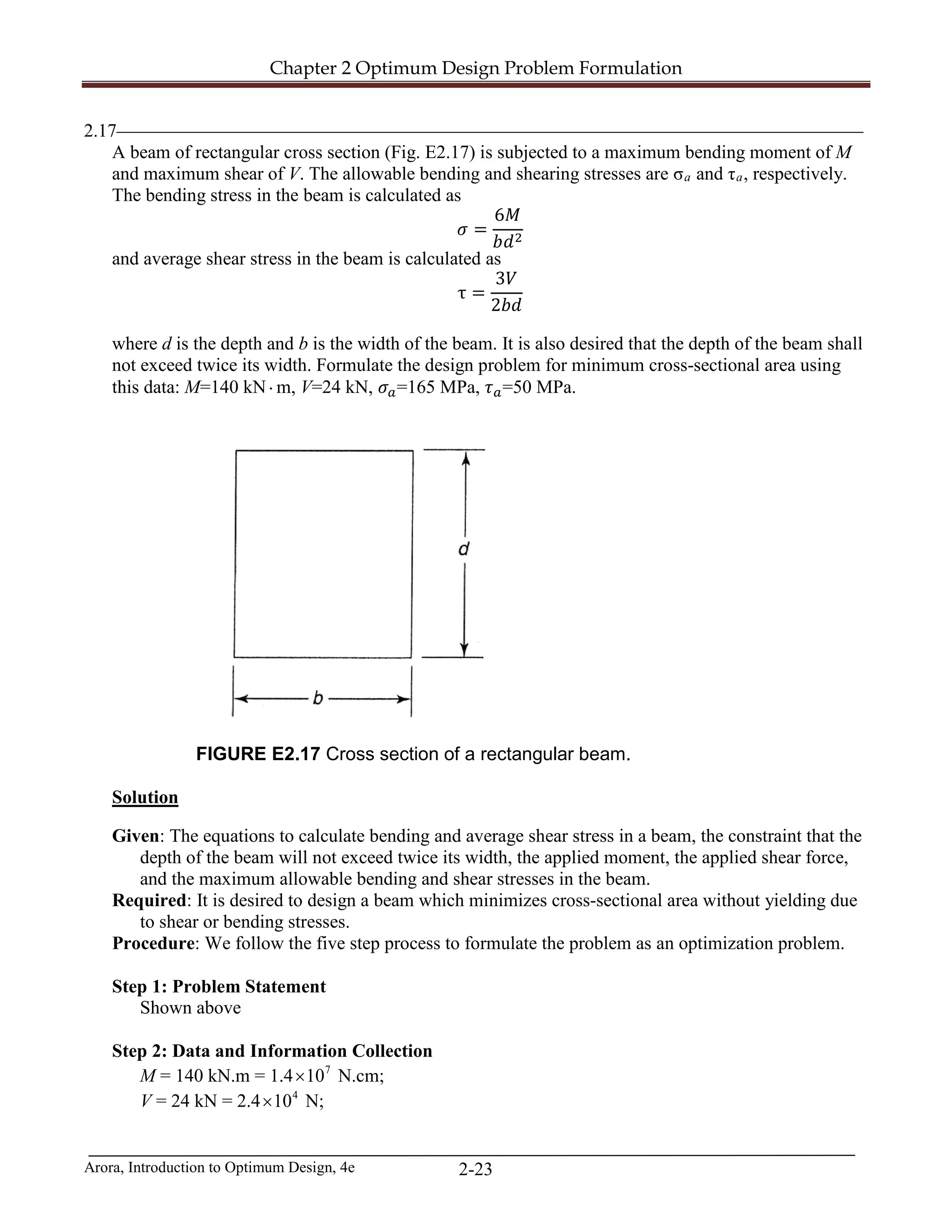Introduction To Optimum Design 4th Edition Arora Solutions Manual Pdf