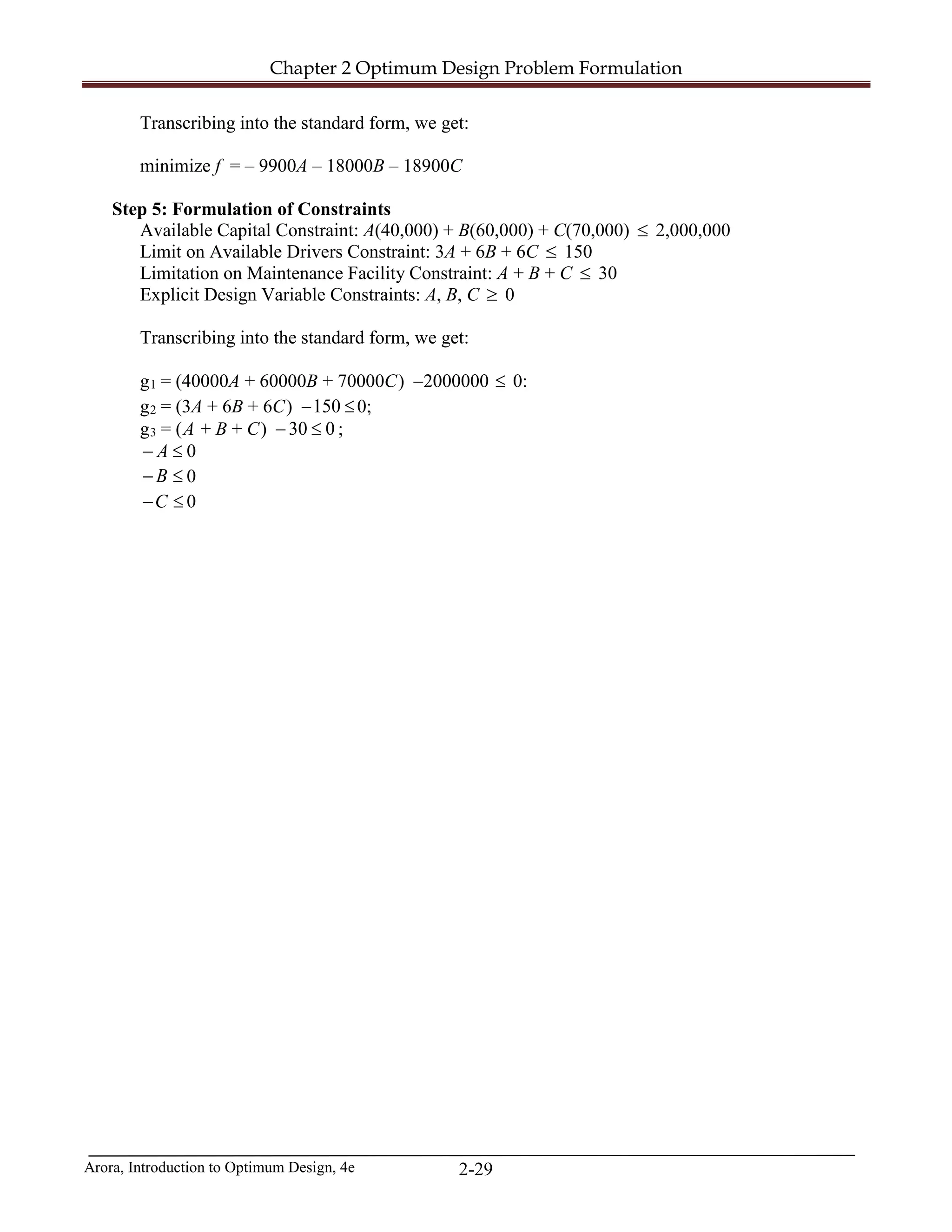 Introduction to Optimum Design 4th Edition Arora Solutions Manual | PDF