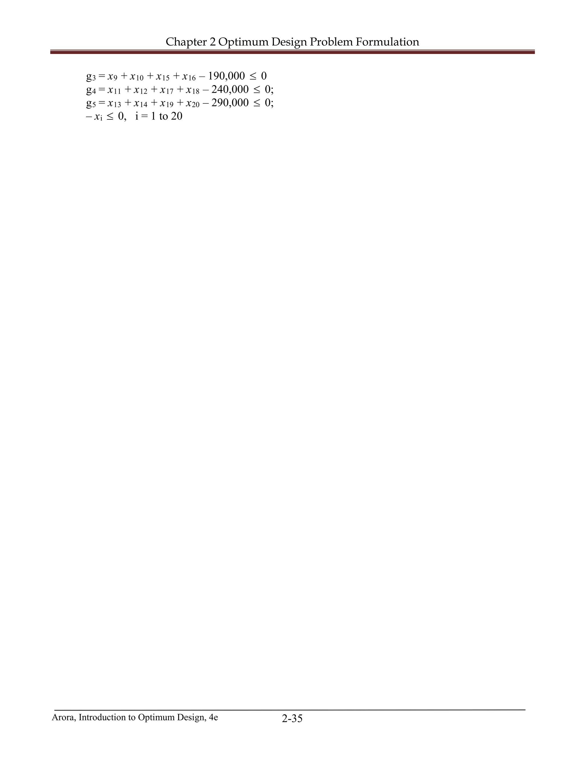 Introduction to Optimum Design 4th Edition Arora Solutions Manual | PDF