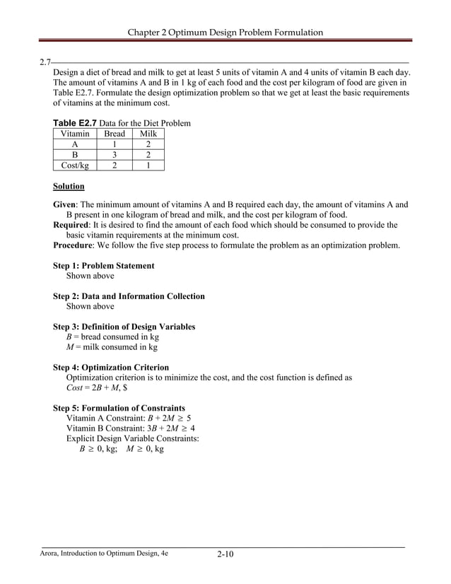 Introduction to Optimum Design 4th Edition Arora Solutions Manual | PDF | Gasoline Prices | Economy