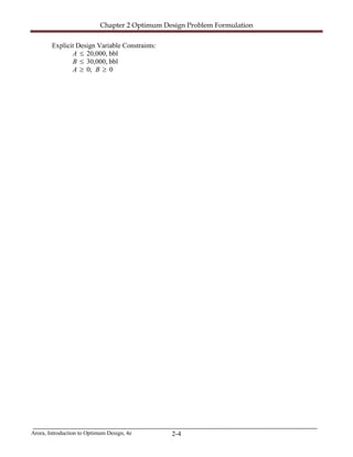 Introduction to Optimum Design 4th Edition Arora Solutions Manual | PDF