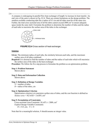 Introduction to Optimum Design 4th Edition Arora Solutions Manual | PDF