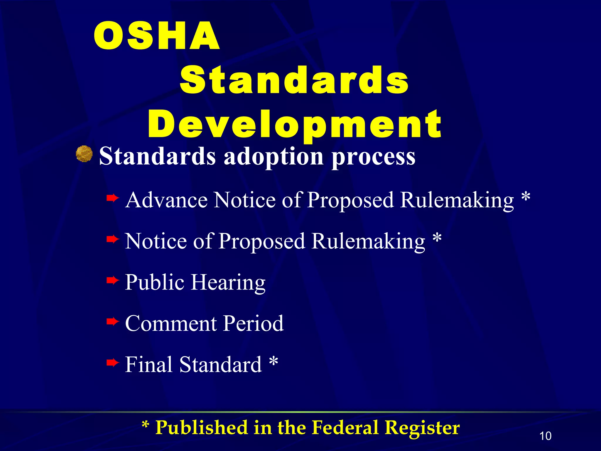 Introduction To Osha | PPT