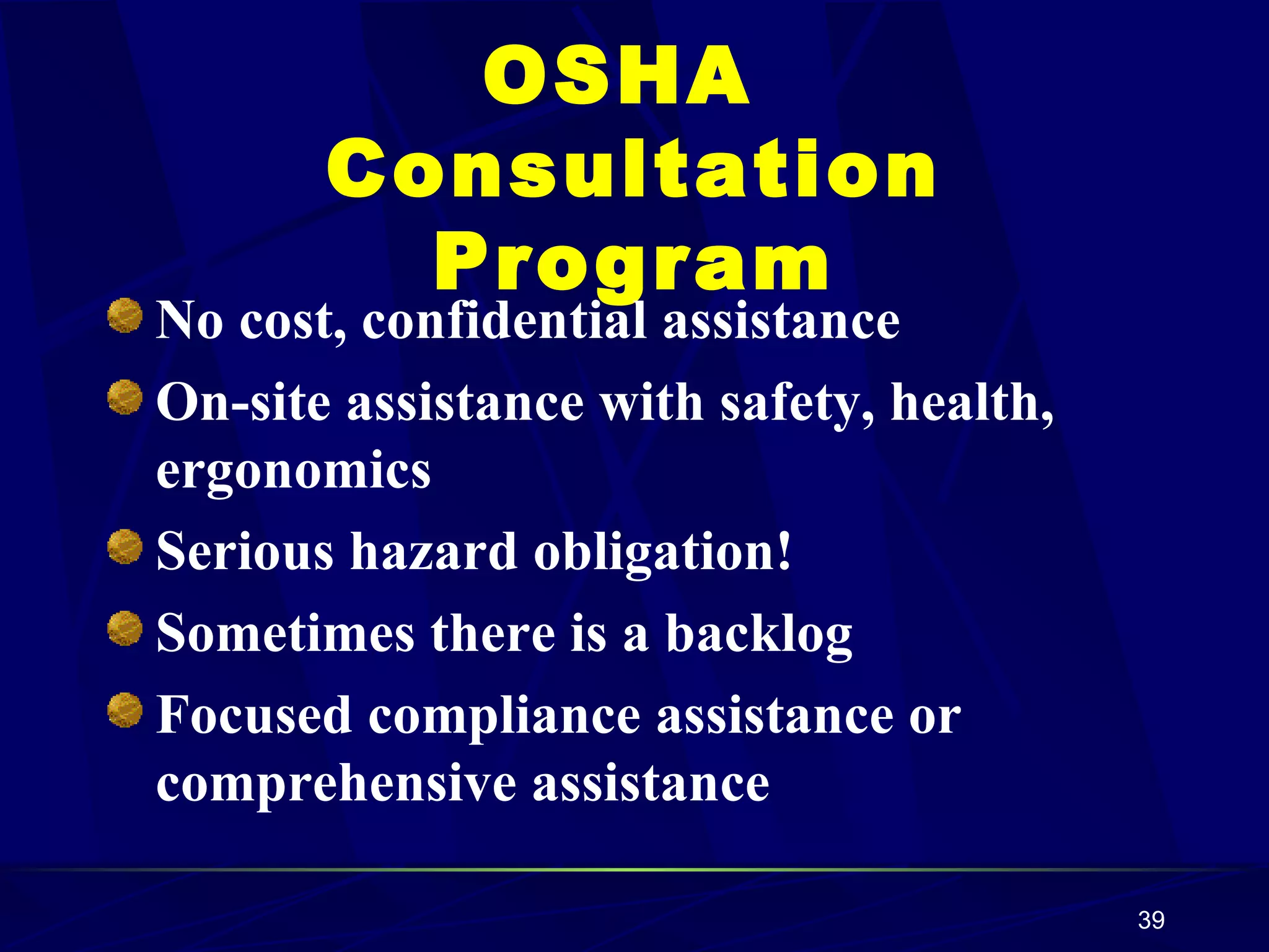 Introduction To Osha | PPT