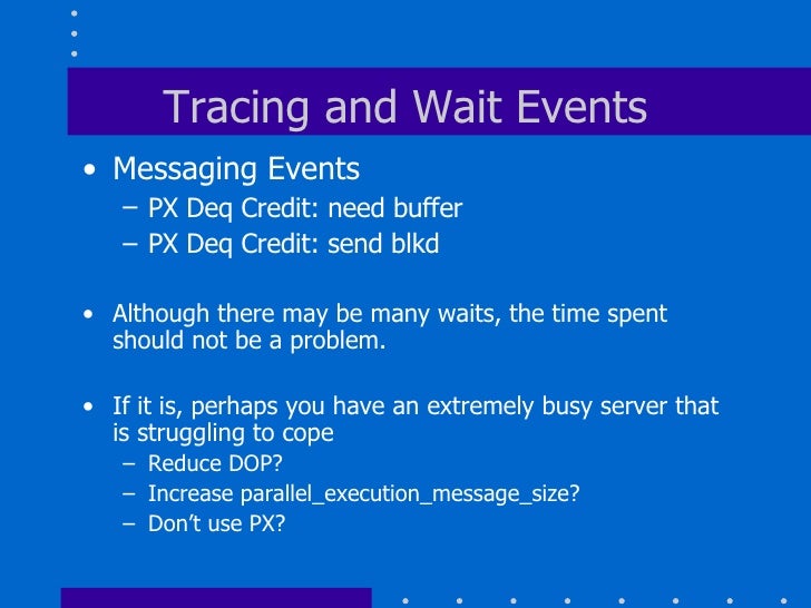 Introduction To Parallel Execution