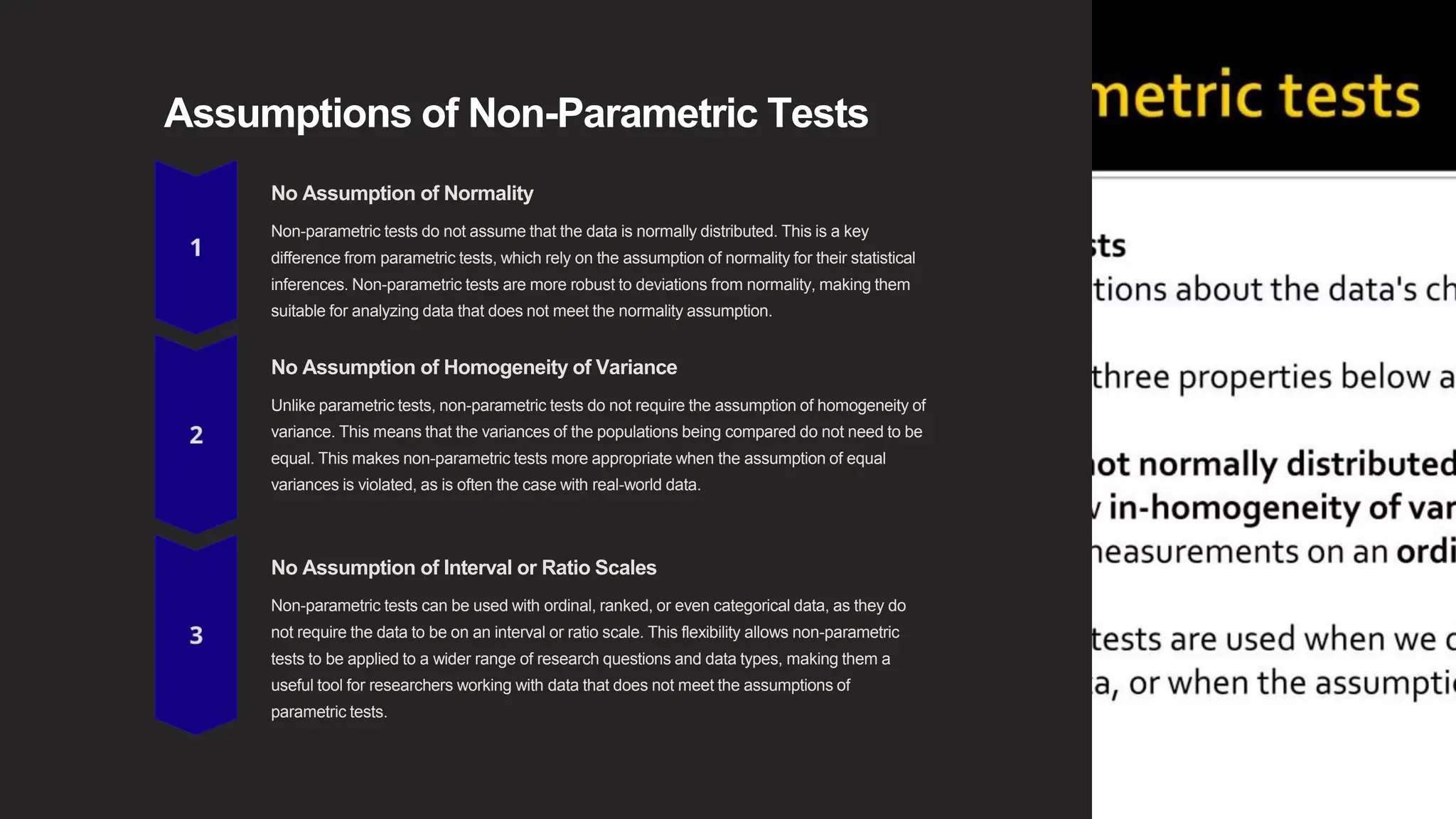 Introduction To Parametric And Non Parametric Testspptx Physics Science