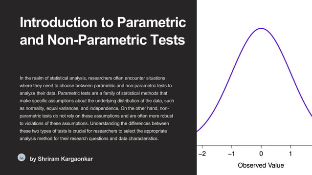 Introduction-to-Parametric-and-Non-Parametric-Tests.pptx | Physics ...