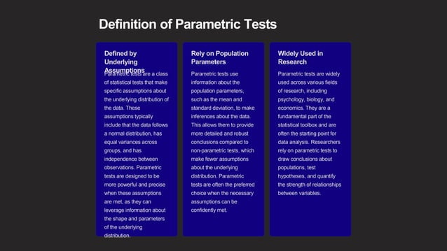 Introduction-to-Parametric-and-Non-Parametric-Tests.pptx | Physics ...