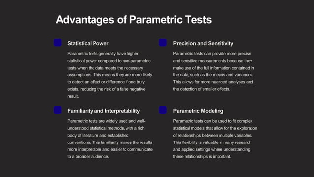 Introduction To Parametric And Non Parametric Testspptx Physics