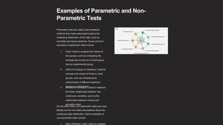 Introduction-to-Parametric-and-Non-Parametric-Tests.pptx | Physics ...